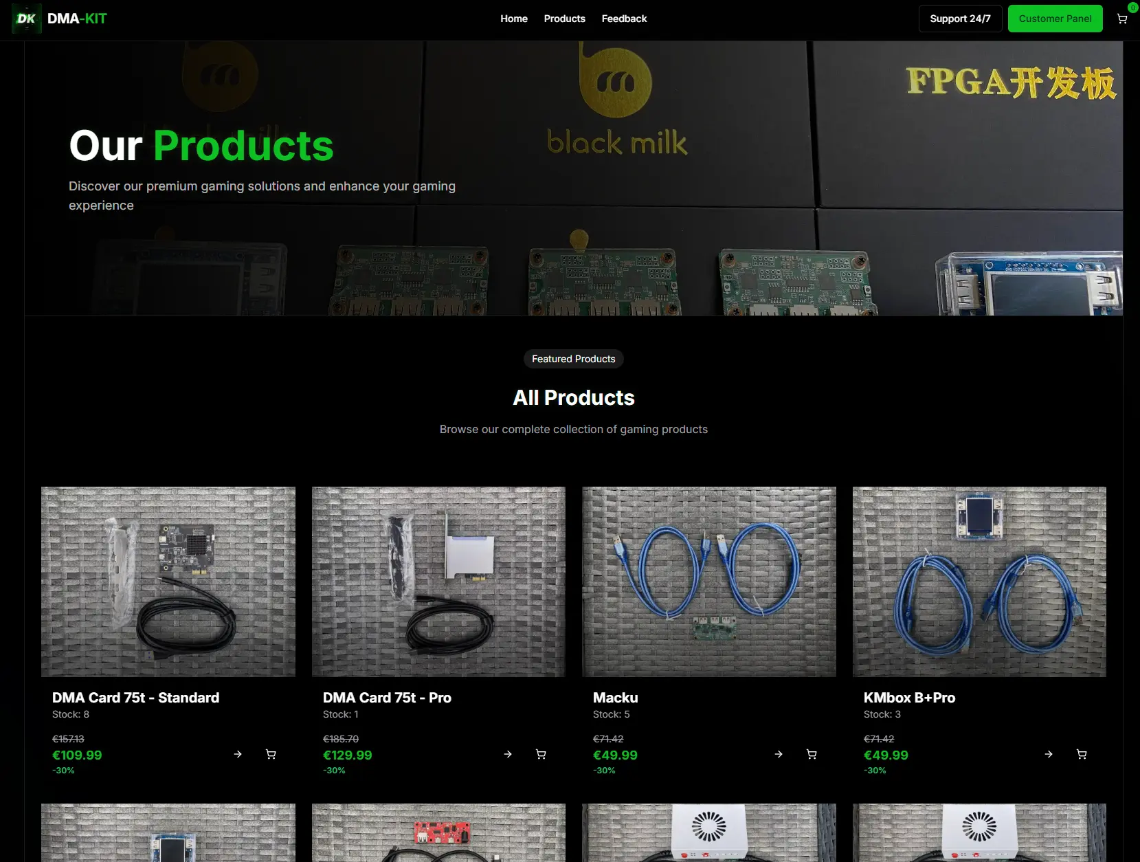 DMA Products - Kits and Hardware | DMA-KIT